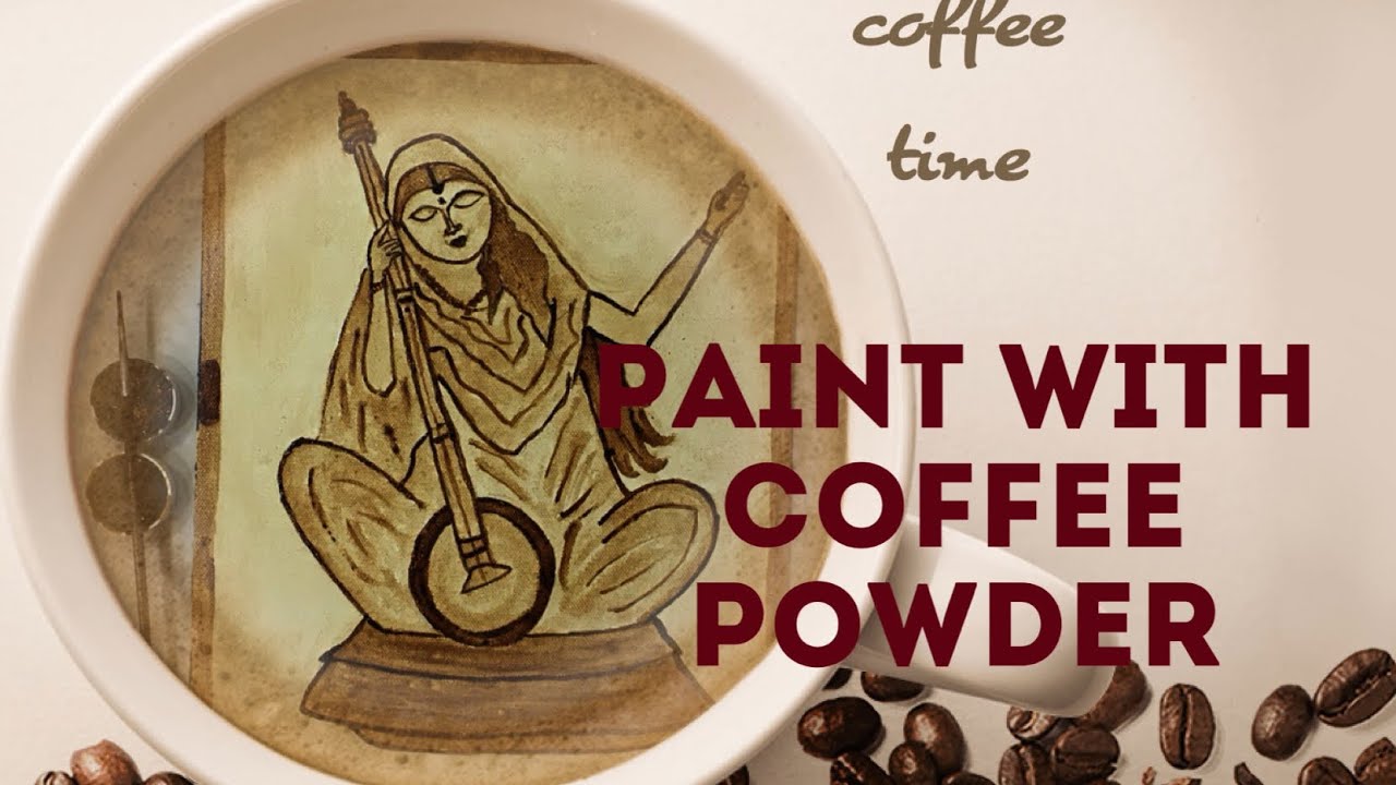 Paint With Coffee Powder For Beginners || Coffee Painting Tips - YouTube