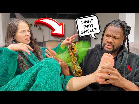 Telling My Husband To Massage My Stinky Feet - Prank Gone Wrong