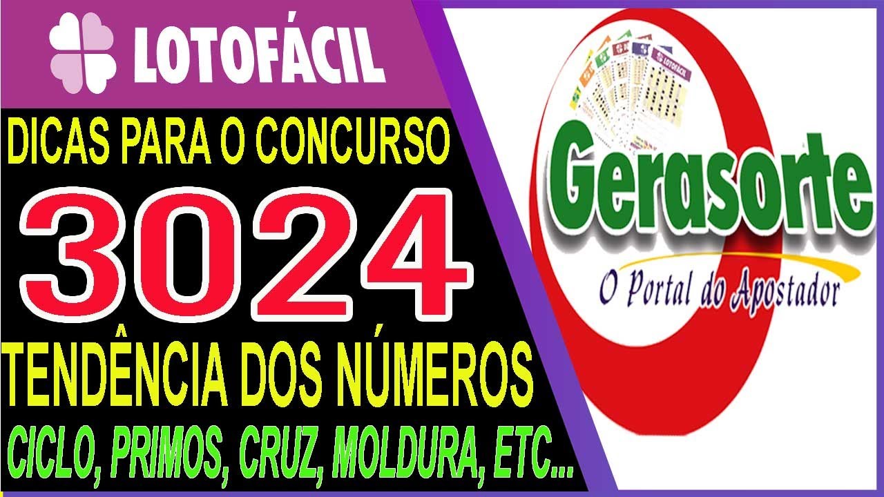 LOTOFACIL 3024 DICAS E ANALISE CANAL GERASORTE - YouTube