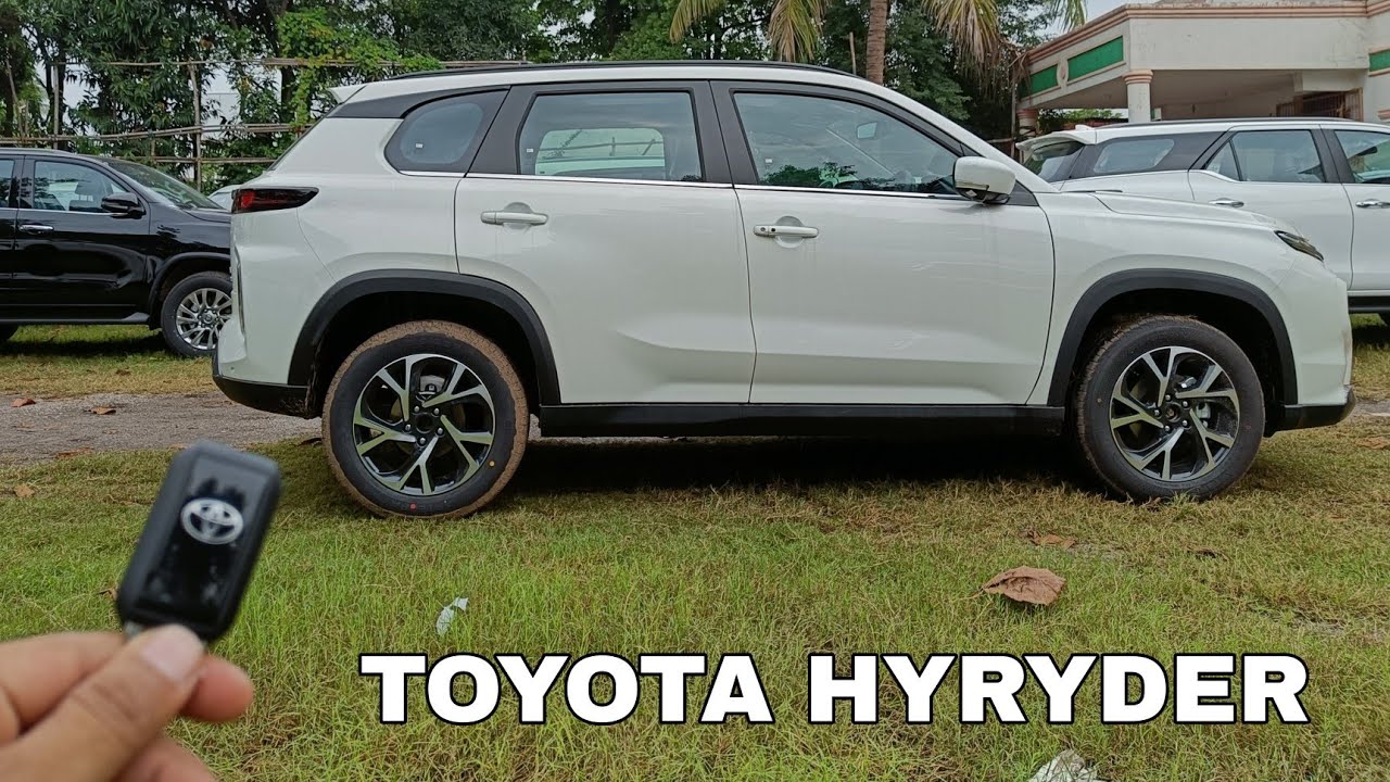Toyota hyryder Neodrive V AT Review | White colour hyryder # ...