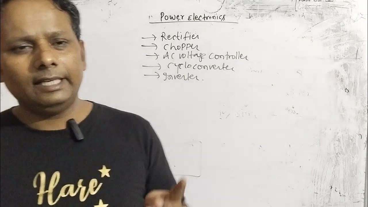 power electronics lecture 1 - YouTube