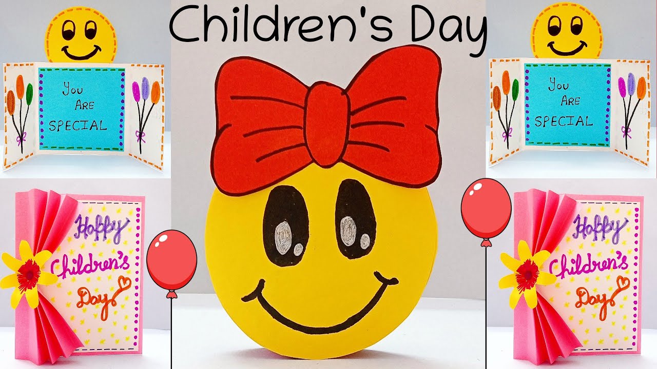 Quick and Easy Children's Day Card/Children's Day Special/Easy Card ...