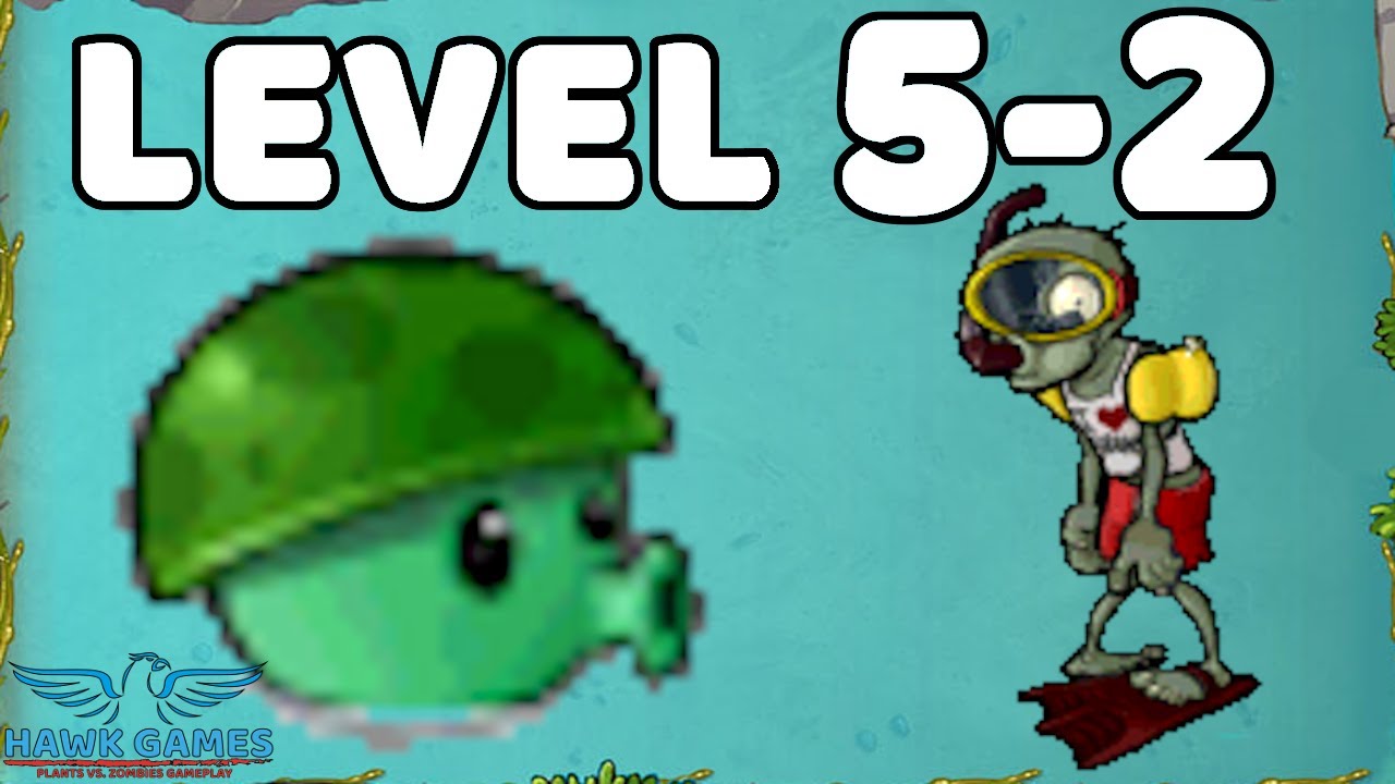 Plants vs Zombies Javascript Water Town 5-2 - YouTube