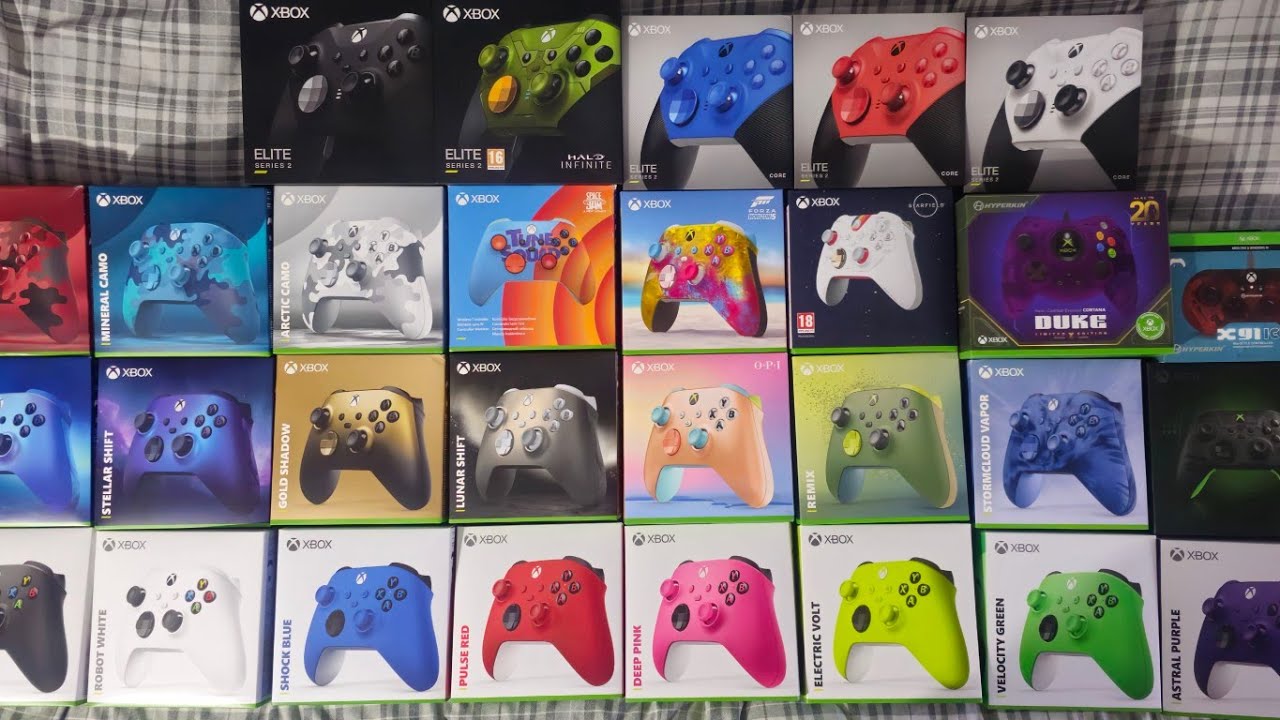 My Xbox Controller Collection - YouTube