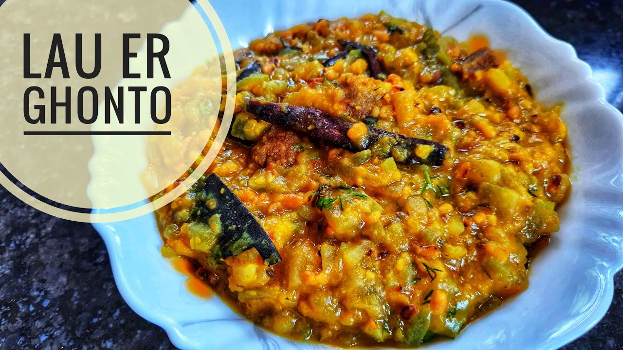 Vlog 21 - Lau er ghonto moong dal, bori diye... Bengali lau recipe ...
