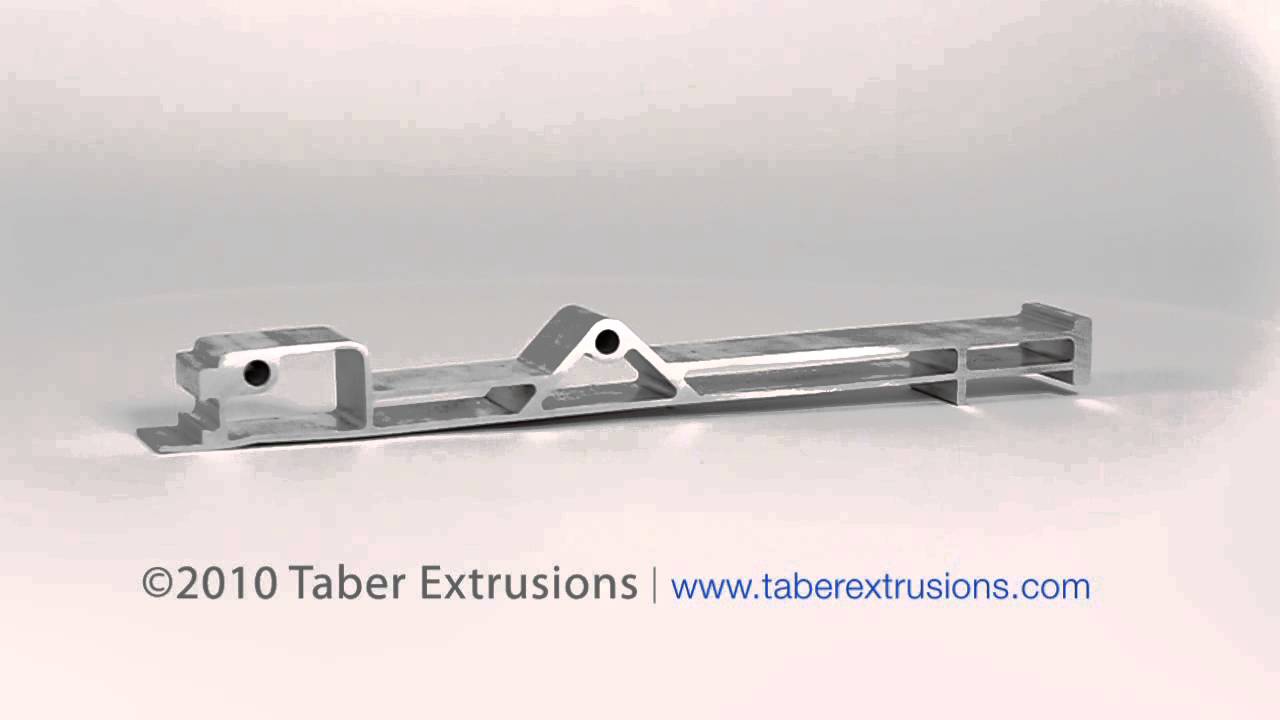 Container Section Aluminum Extrusion by Taber Extrusions - YouTube
