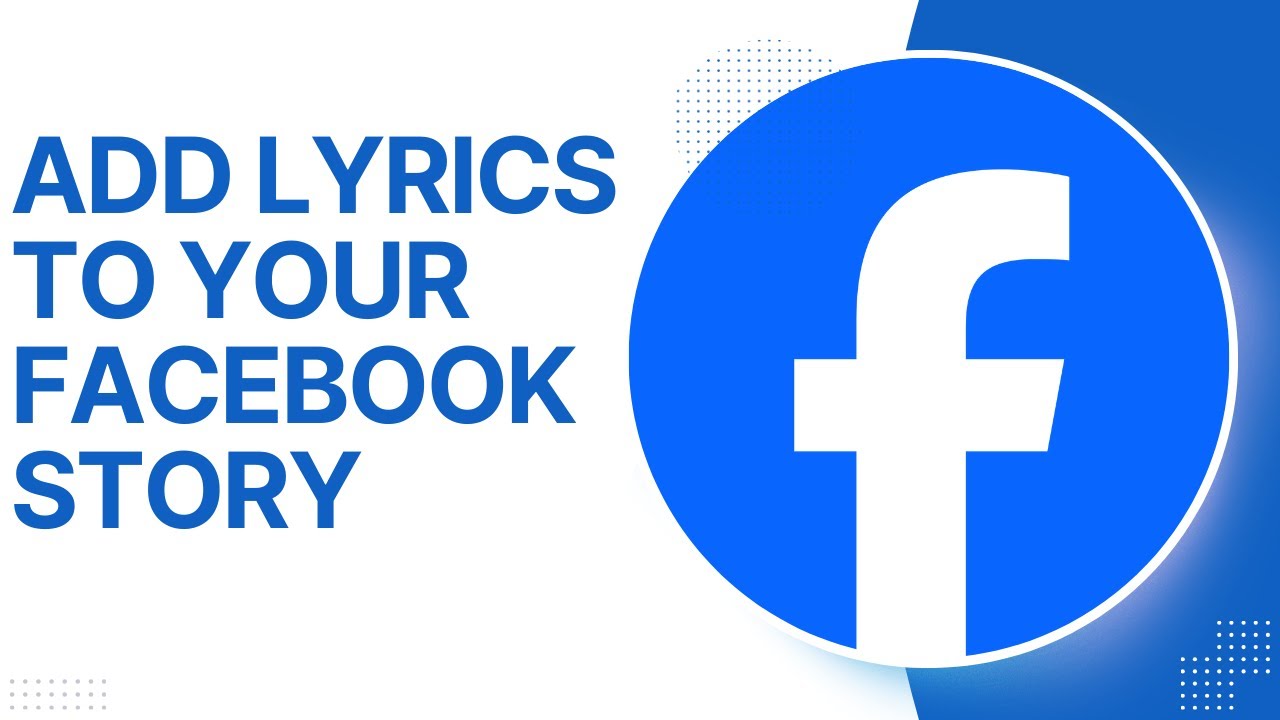 How To Add Lyrics To Your Facebook Story ! - YouTube