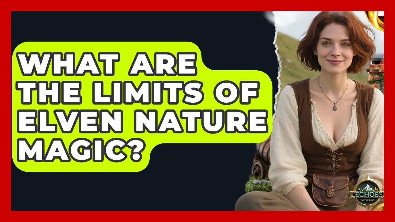 What Are The Limits Of Elven Nature Magic? - Echoes Of The Ring - YouTube