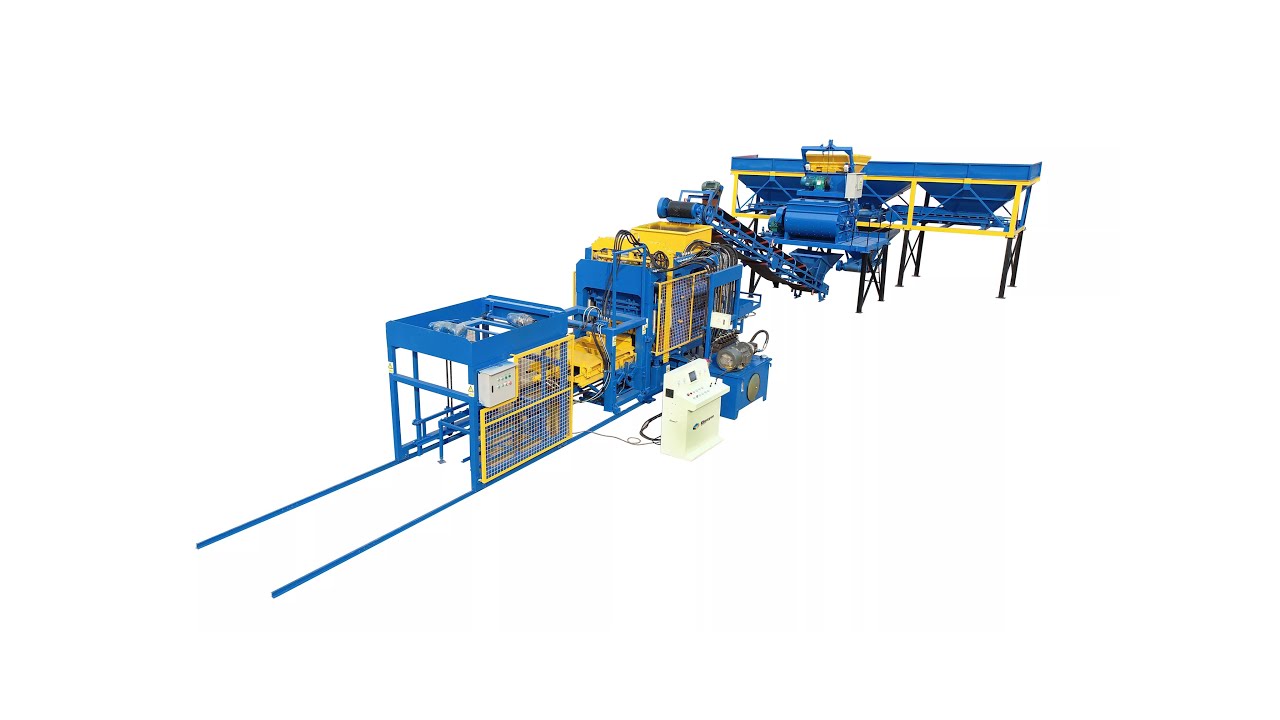 Latest Design CHB Automatic Block Brick Making Machine Qt6-15 - YouTube