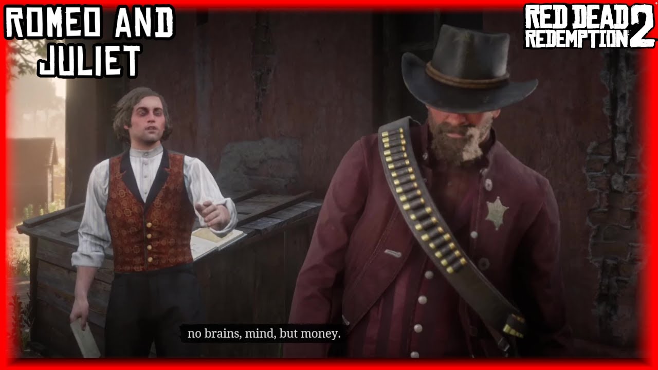 RDR2 Story | Romeo's love letters and wagon robbin' - YouTube