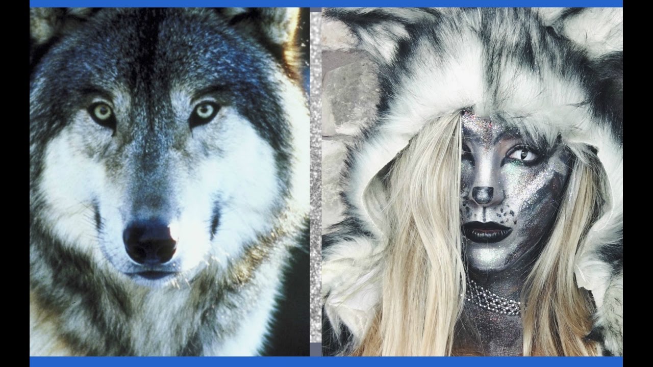 Sexy Wolf Halloween Makeup - YouTube