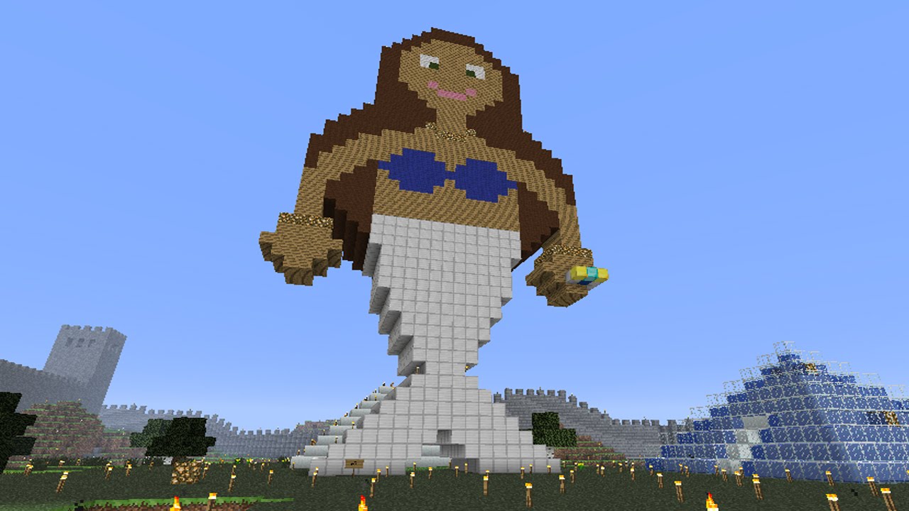 Minecraft - BUILD BATTLE - A SEREIA IMPROVISADA! - YouTube