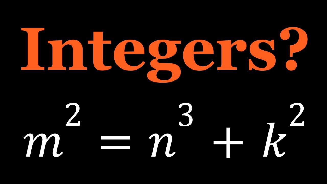 Solving A Diophantine Equation Integer Solutions Youtube
