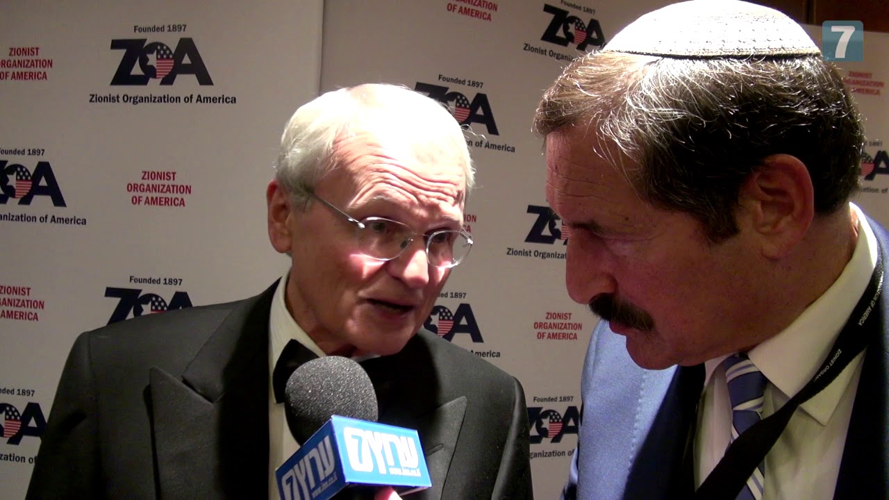 Dr. Joe Frager speaks with Morton Klein at ZOA annual event in NYC ...