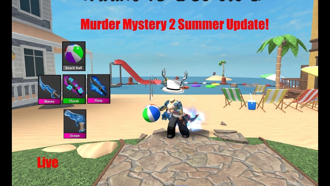 MM2 Summer Update Live Playing with Fans! Mini Games with fans! - YouTube