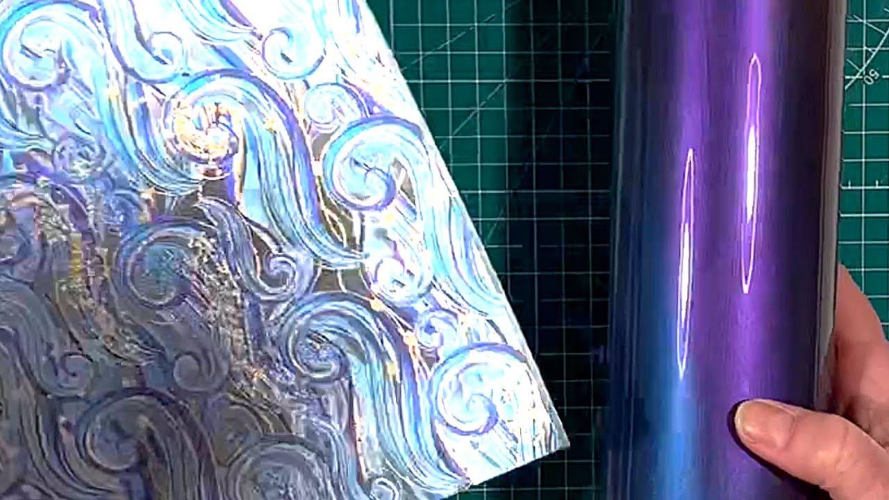 Pearl-Ex Interference Micas, Chrome Vinyl, Sea Turtles! - YouTube