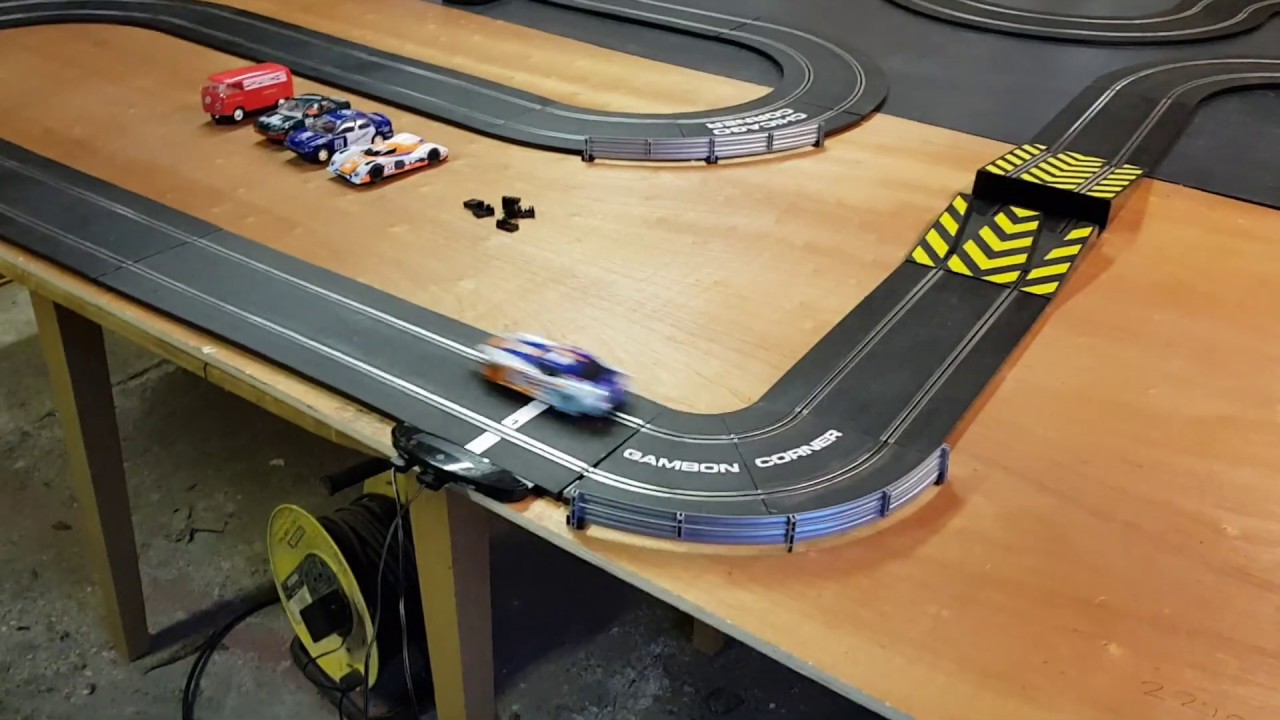 Track #11 - Curves and Bends - Scalextric and Slot Car Track - YouTube