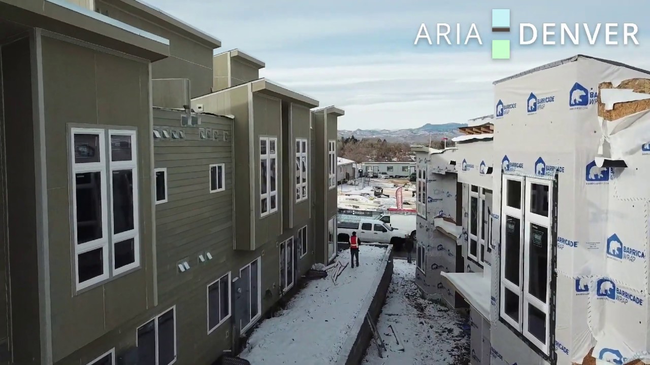 Things Move Quick At Aria Denver Townhomes - YouTube