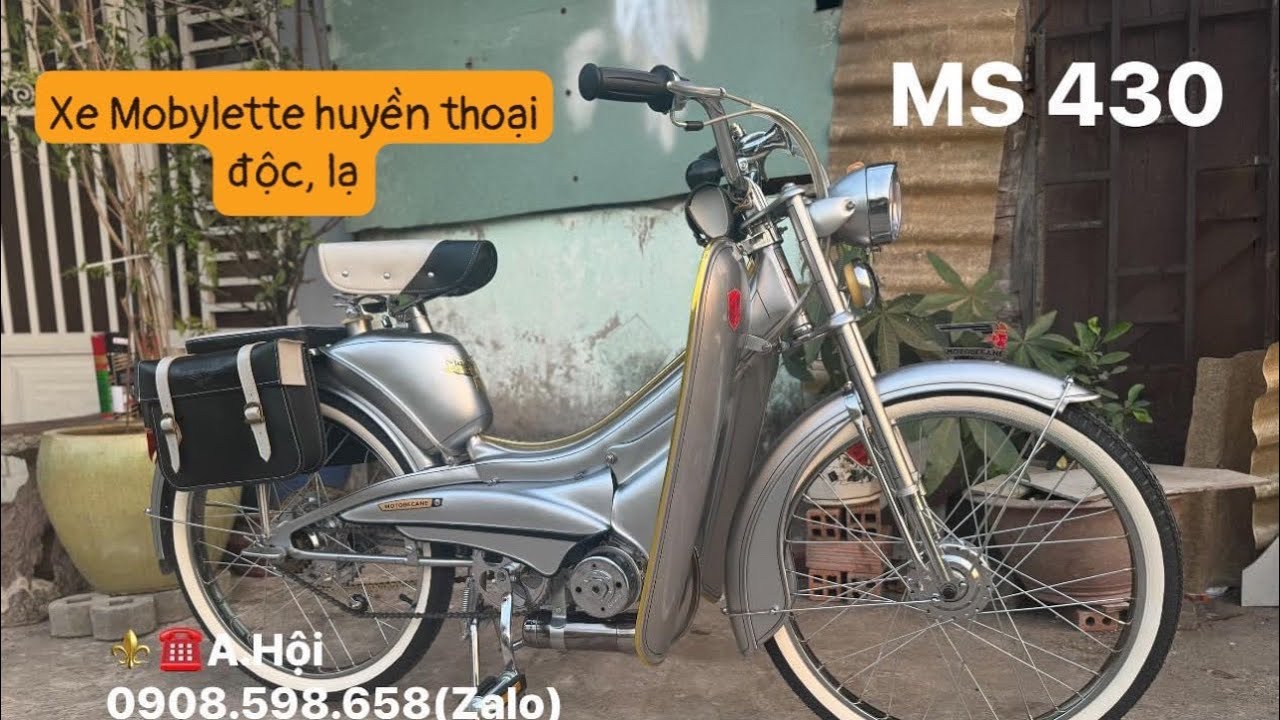 🧧Mobylette AV44 1960 màu bạc sang trọng, độc, lạ, phong cách. Ngày 25 ...