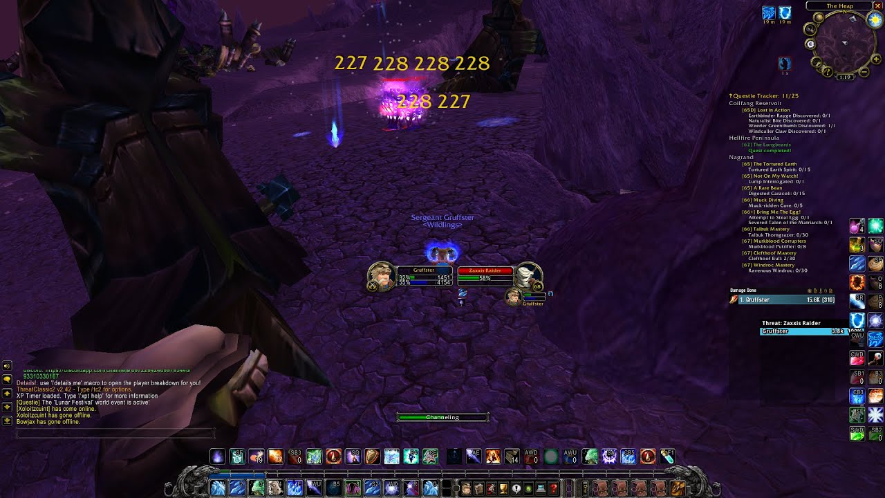 wow classic tbc outland aoe leveling spots - YouTube