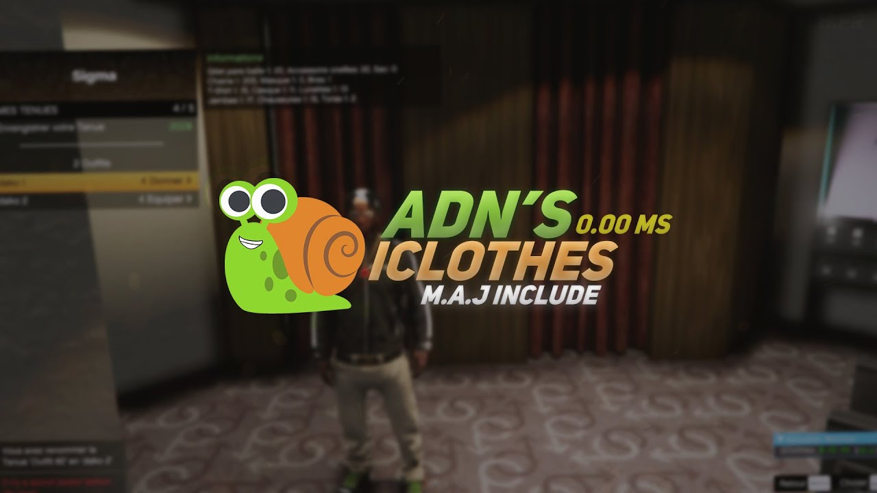 Adns Iclothes Rageui V2 Fivem Scripts Youtube