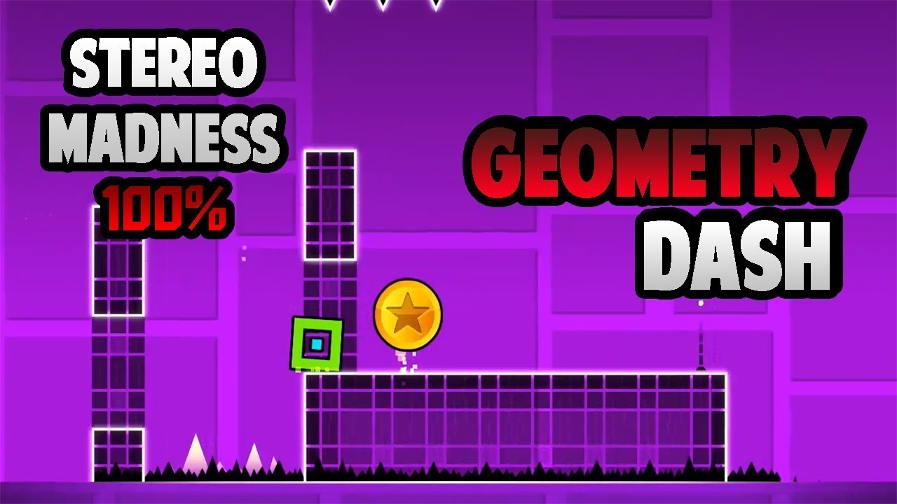 Geometry Dash : Stereo Madness - YouTube