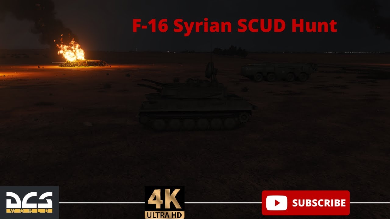 F-16 Rainy Night SCUD Hunt AGM-65D|| Syria Map 4K 60FPS - YouTube