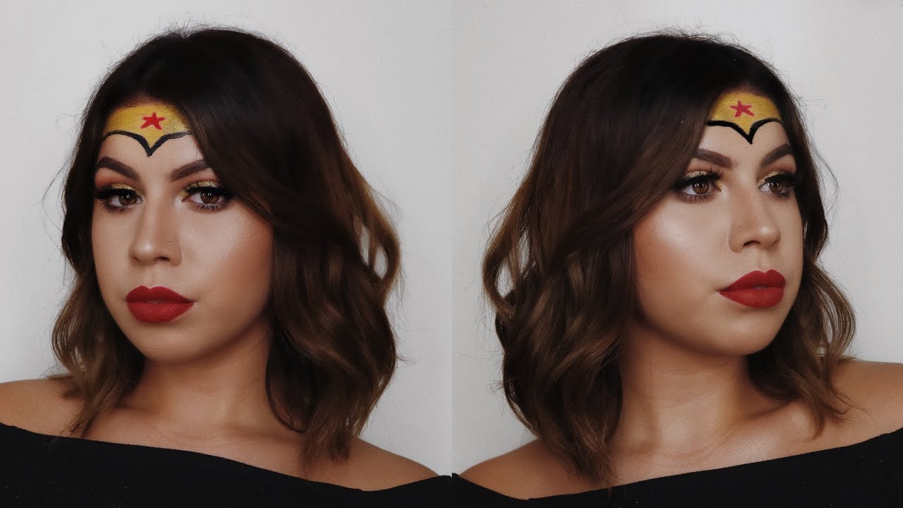 WONDER WOMAN MAKEUP TUTORIAL | Mari Bajari - YouTube