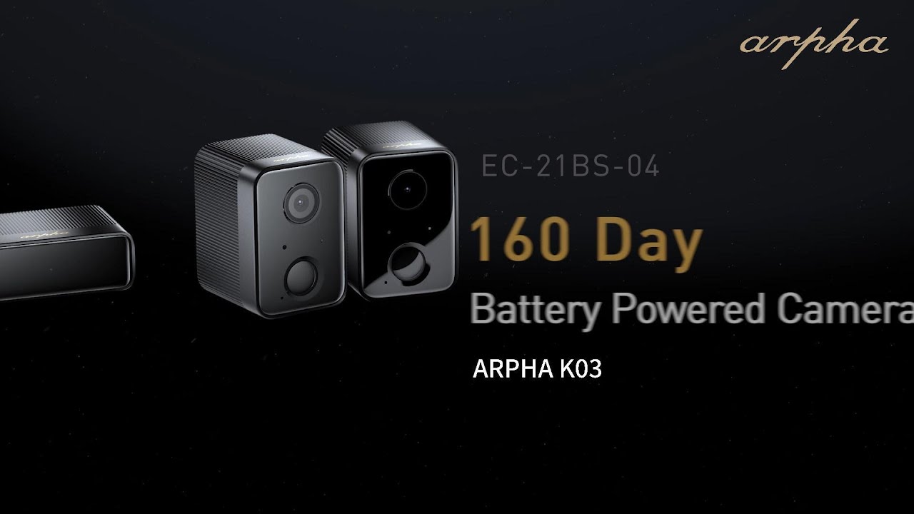 ARPHA K03 Security Camera Outdoor Wireless--Official Promo Video - YouTube