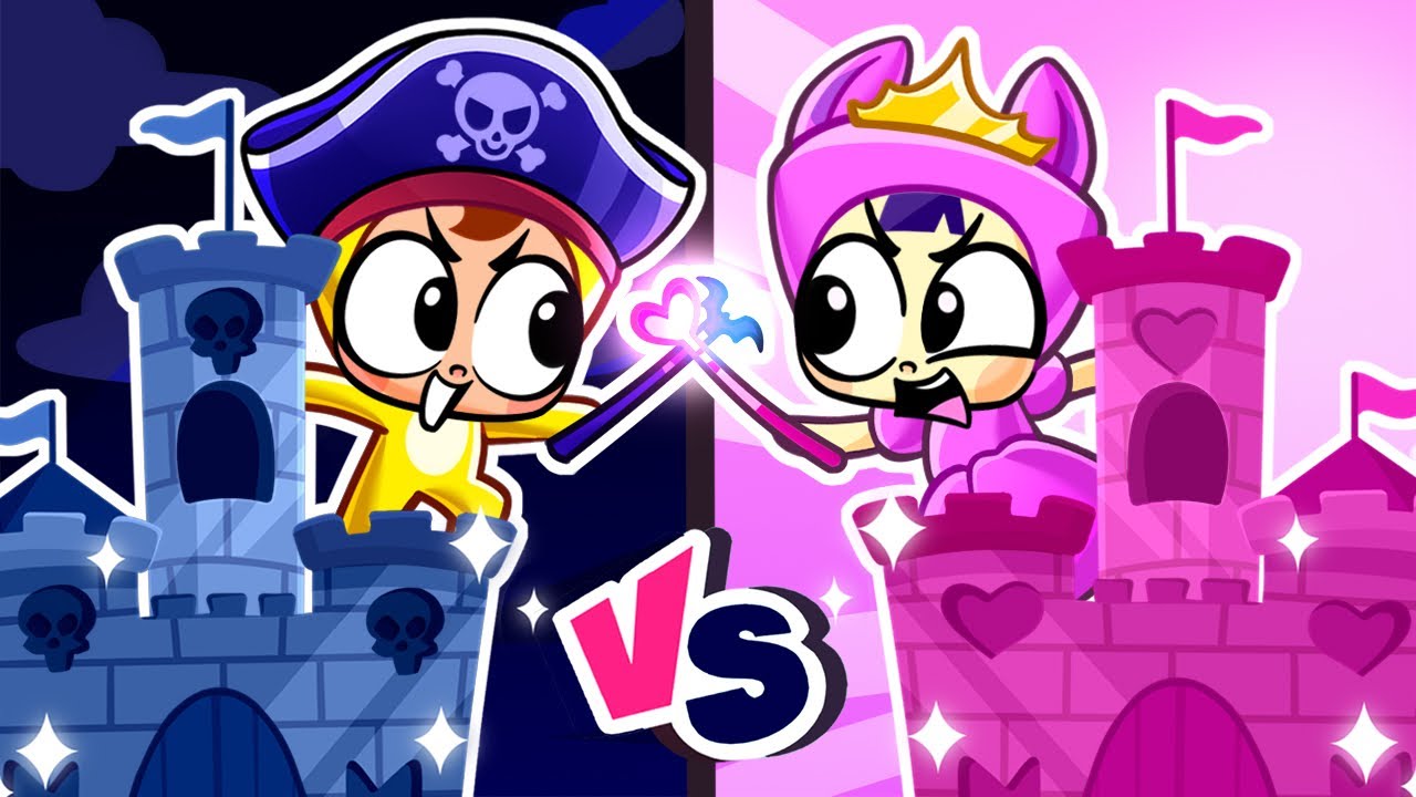 💖🖤 Pink vs Black Secret Room 😡😄 Angry vs Happy 😇😈 Angel vs Demon ...