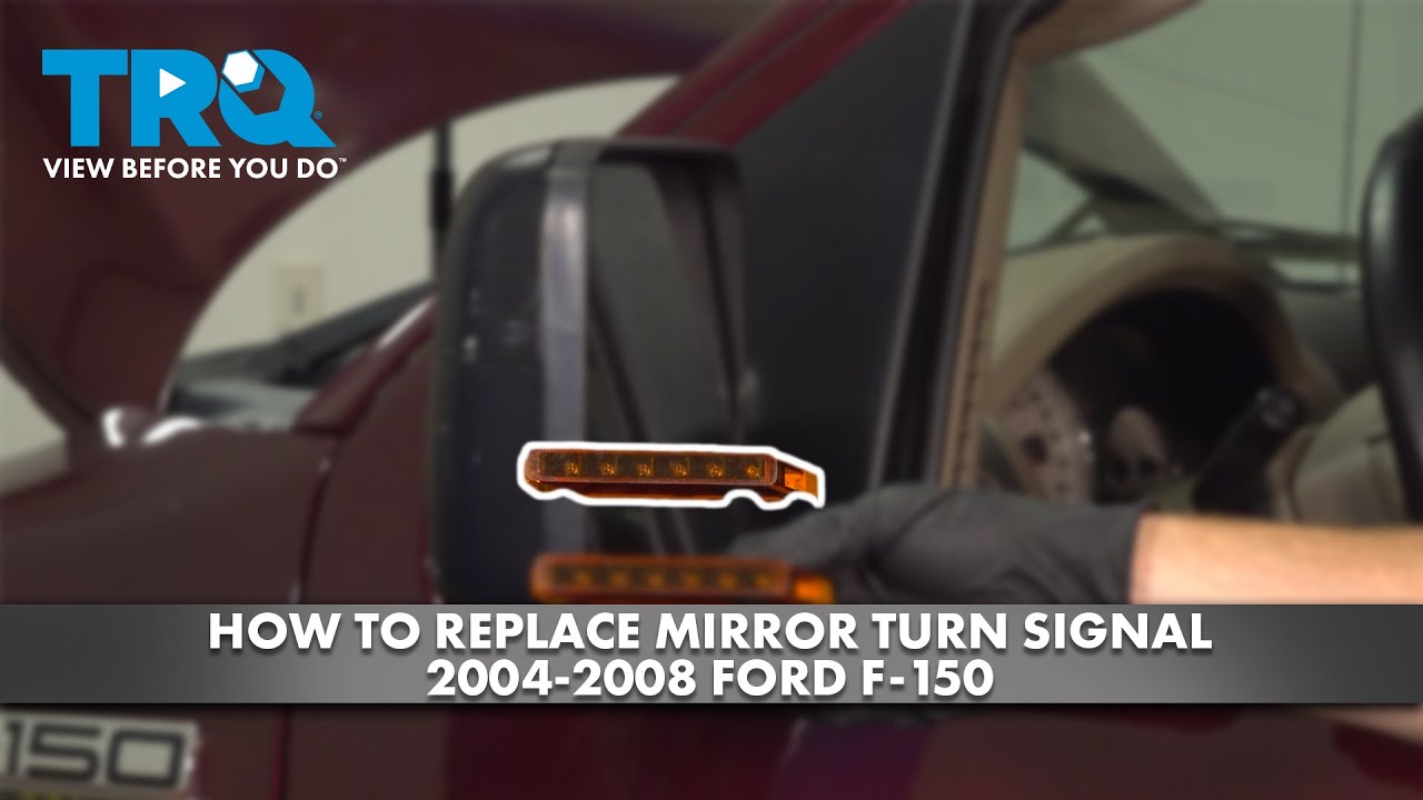 How to Replace Mirror Turn Signals 2004-2008 Ford F-150 - YouTube