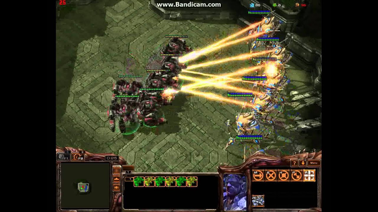 Starcraft 2 thor vs colossus - YouTube