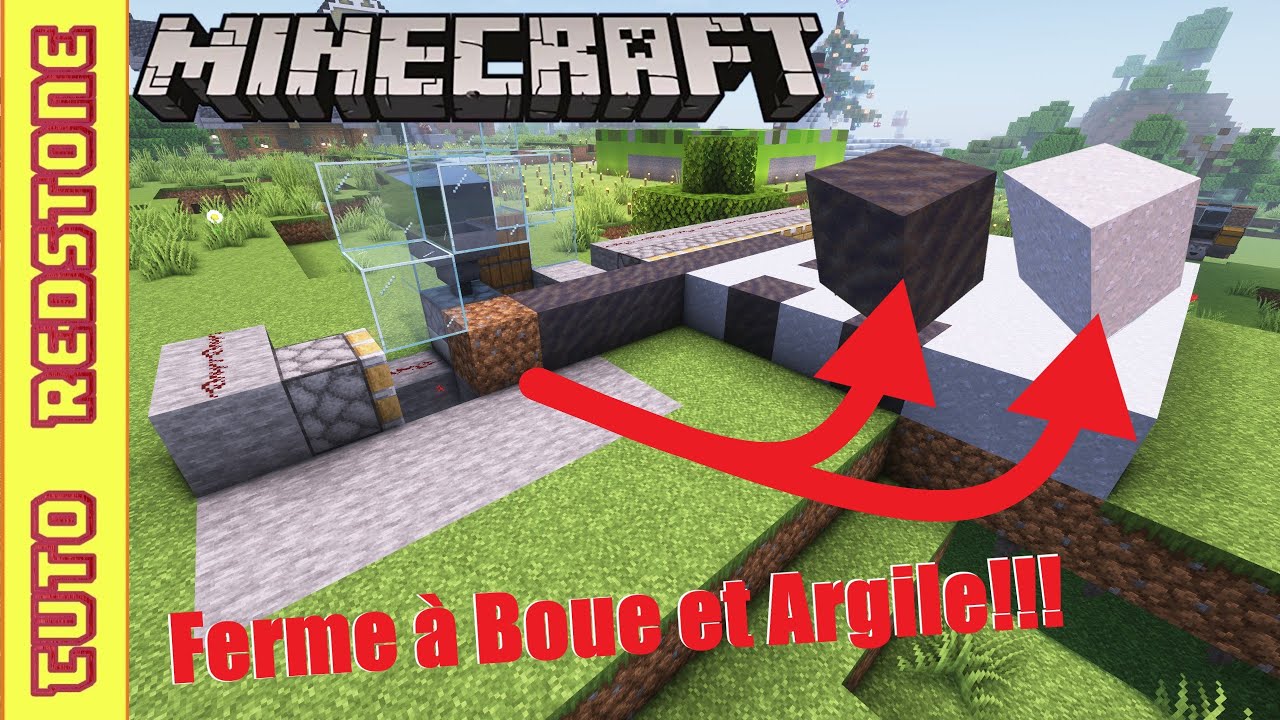 Comment fabriquer une Ferme à Boue et Argile!! Minecraft Java 1.21 ...