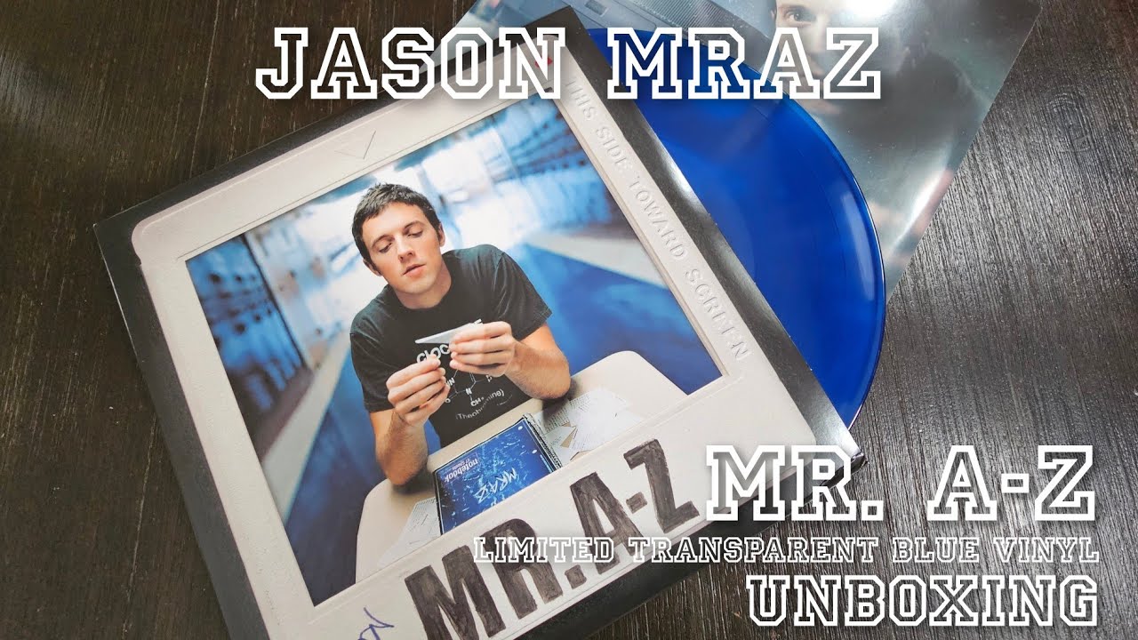 JASON MRAZ MR. A-Z Limited Edition Blue Vinyl Unboxing! - YouTube