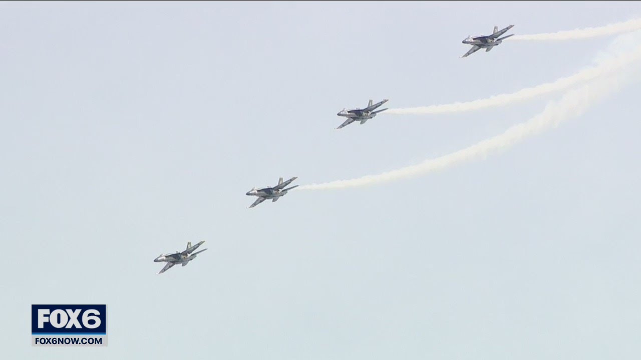 Blue Angels soar in Milwaukee Air & Water Show | FOX6 News Milwaukee ...