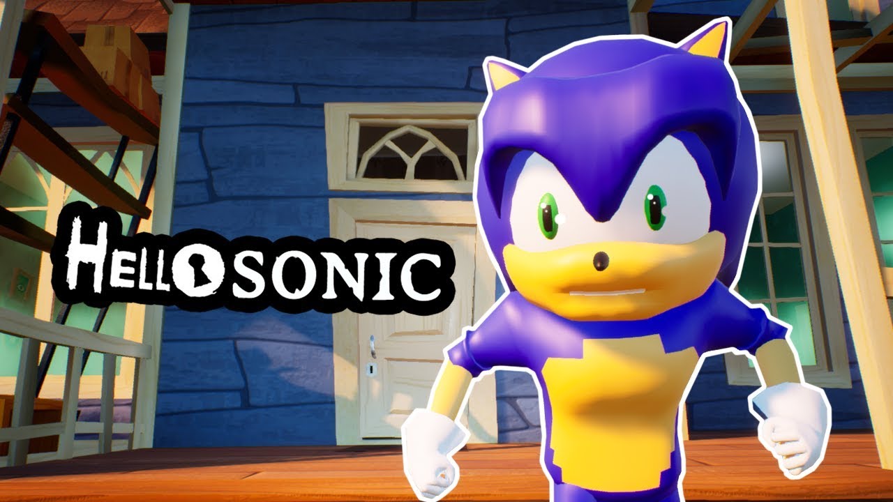 HELLO SONIC | Hello Neighbor Mod - YouTube