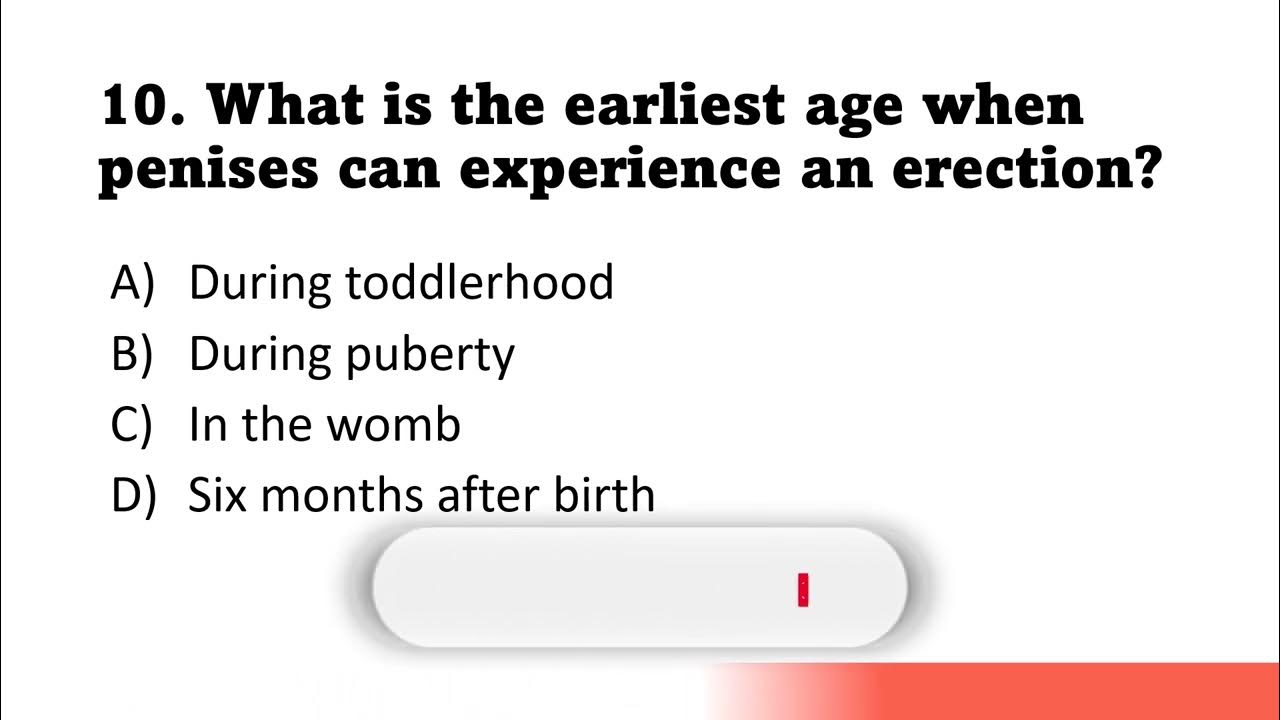 20 Sex Education MCQ Questions with Answers | Episode 004 - YouTube