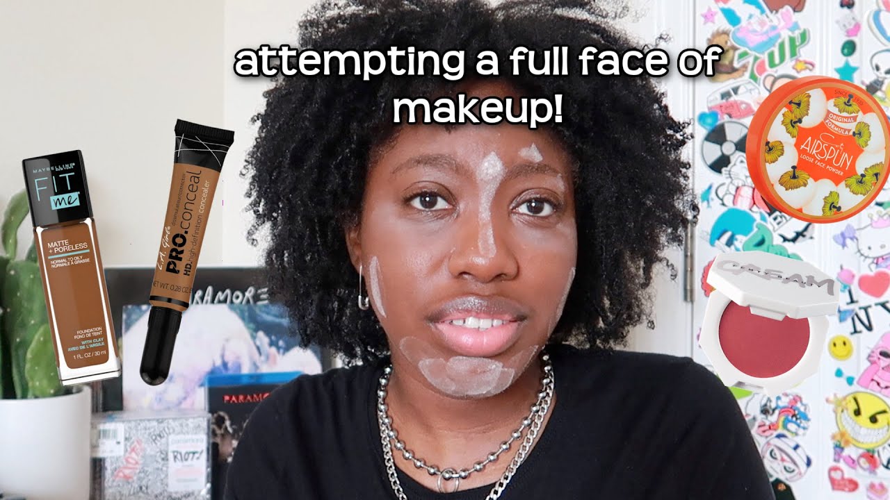 doing a full face of makeup for the first time - YouTube