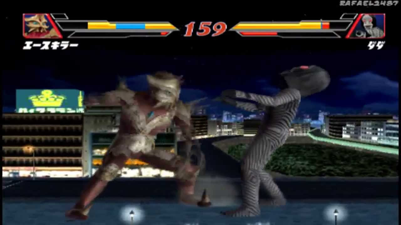 Ultraman Fighting Evolution 2 (Ace Killer) vs (Dada) HD - YouTube