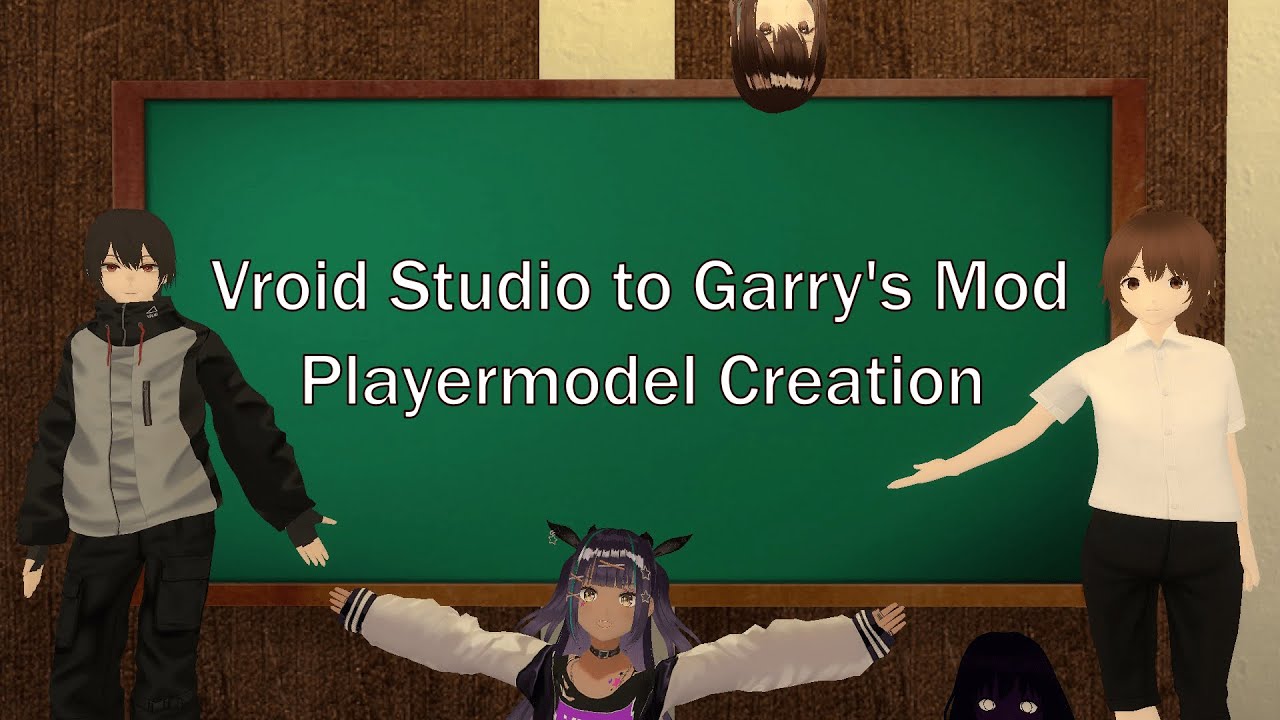 Porting Vroid Studio models to Garry's Mod - YouTube