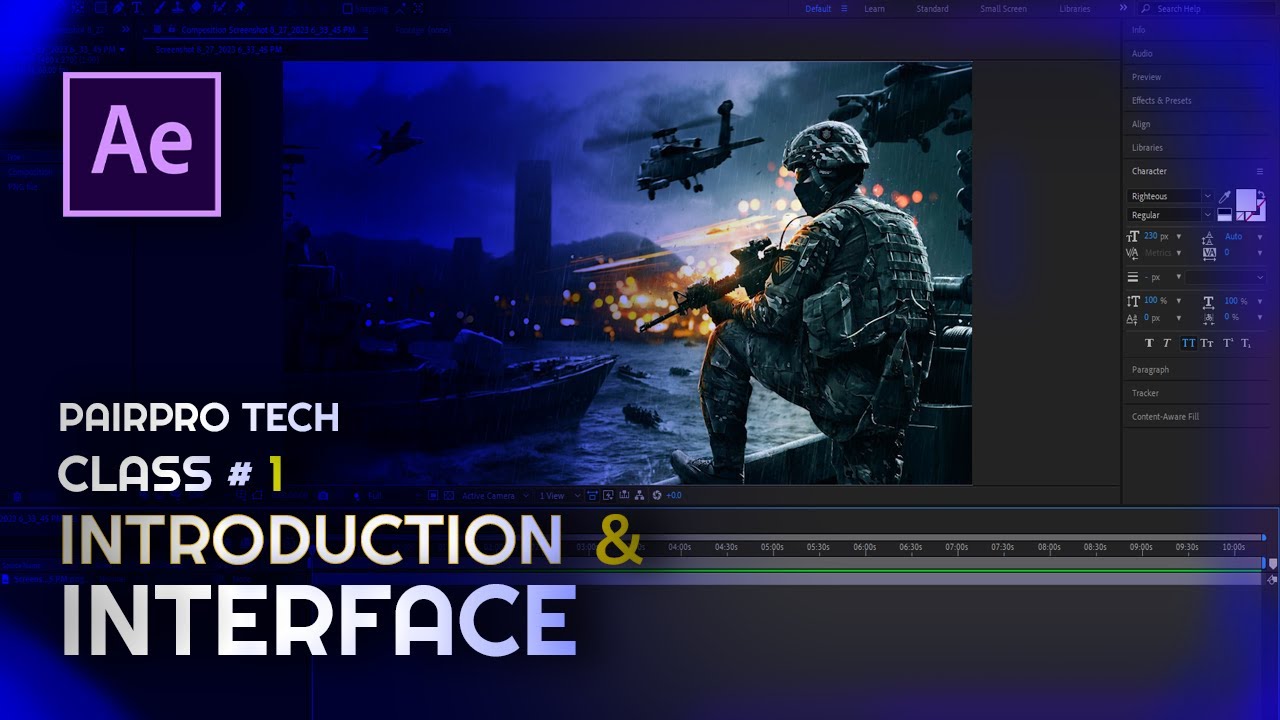 Beginner's Guide to Adobe After Effects: Tutorial Class 1 ...