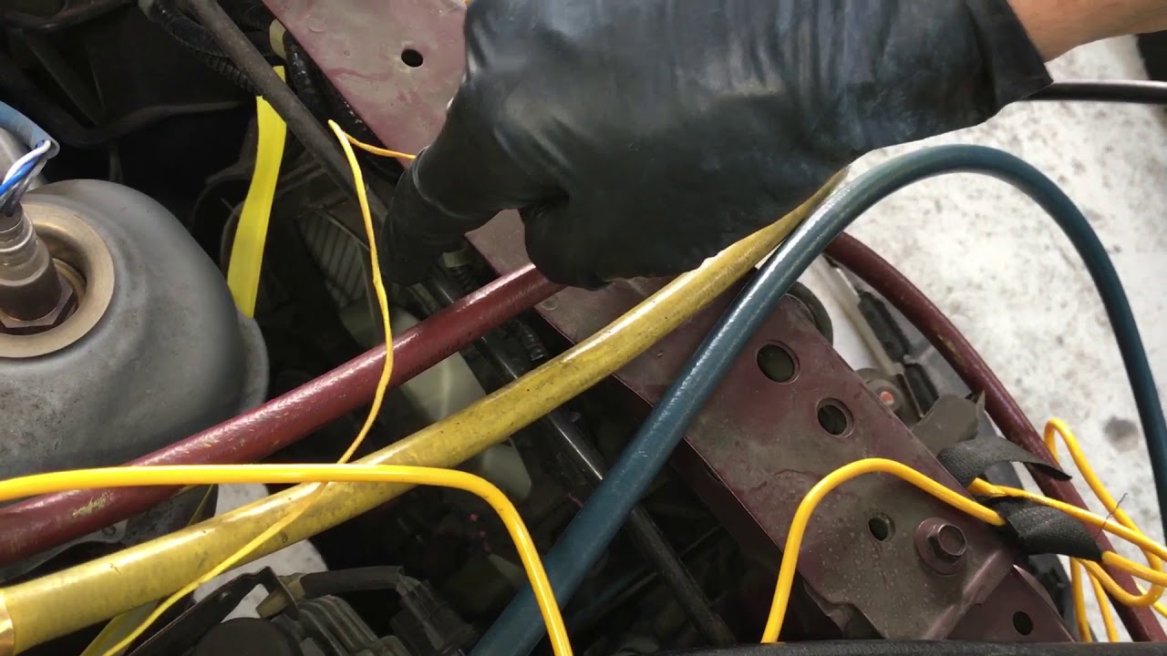 Reading Automotive AC suction line and liquid line in vapor line ...