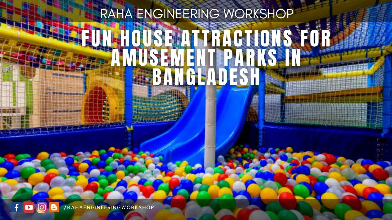 Fun house attractions for amusement parks in Bangladesh - YouTube