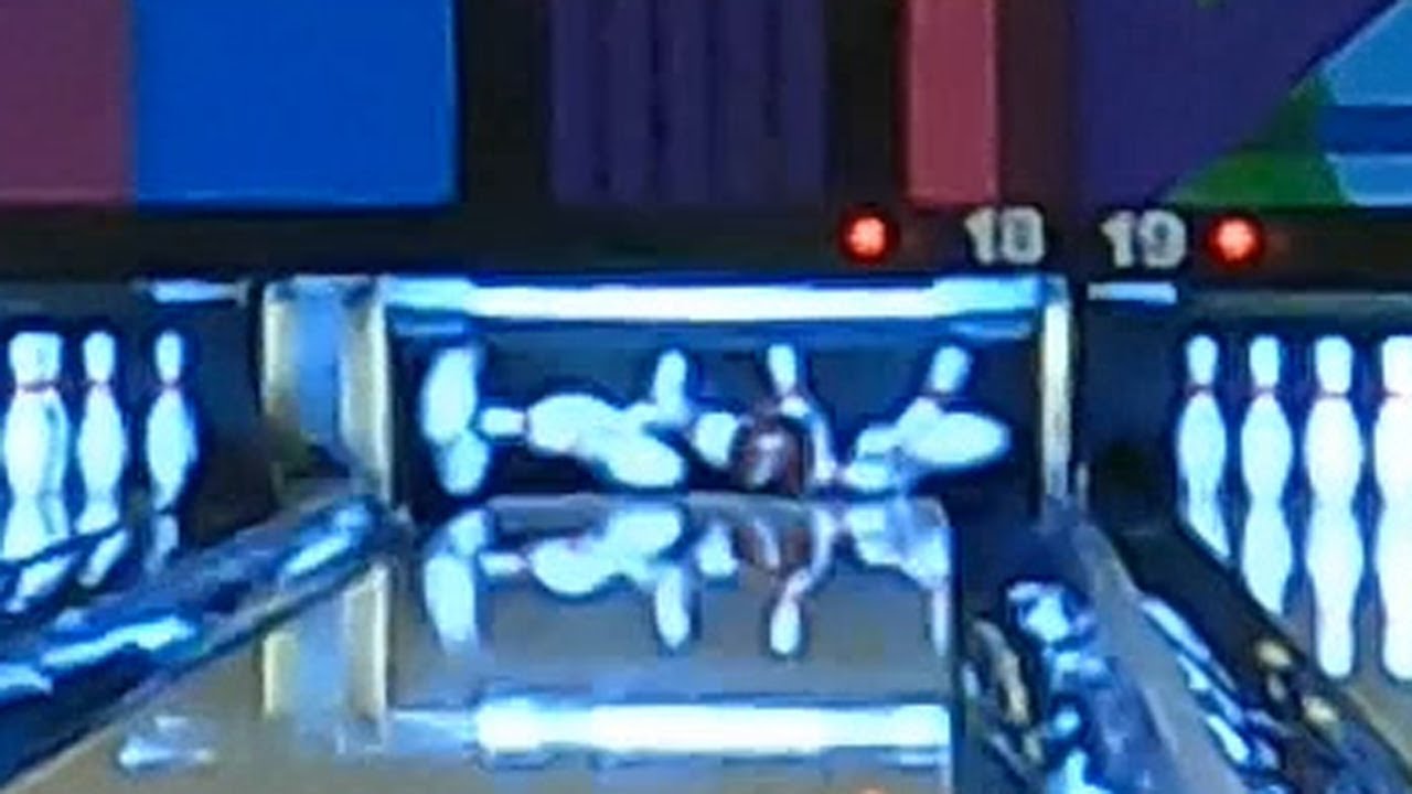 Regular Bowling Strike! It's just, not between the legs! LOL - YouTube
