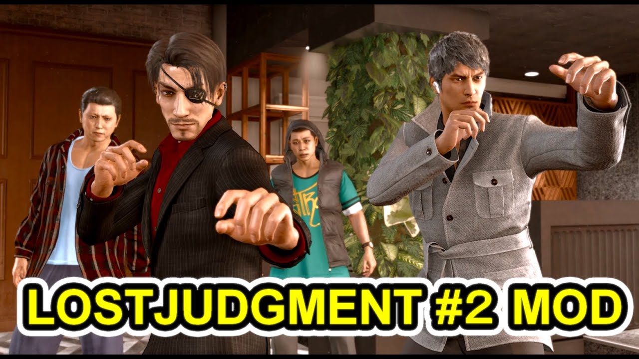 【龍が如くMOD】ロストジャッジメント #2 キャラ変更 ストーリー ムービー lost judgement mods - YouTube
