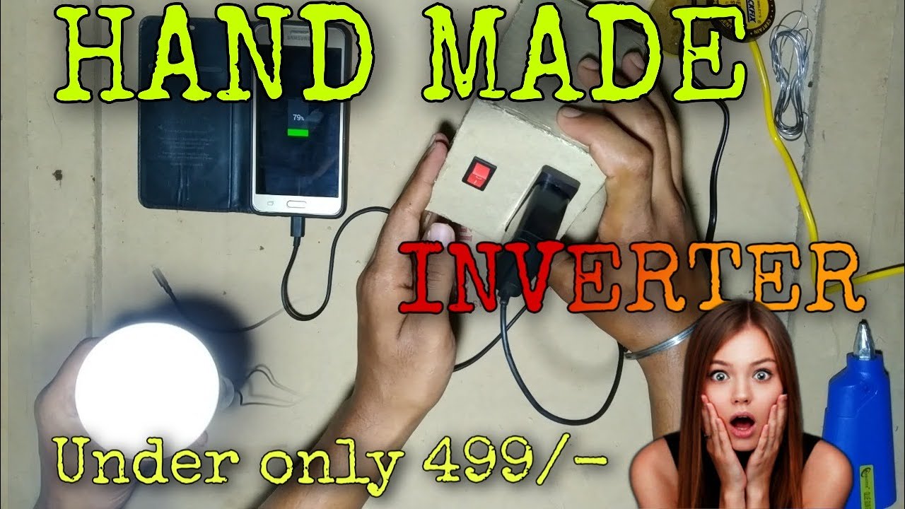 Hand made inverter../ under only 499/- - YouTube