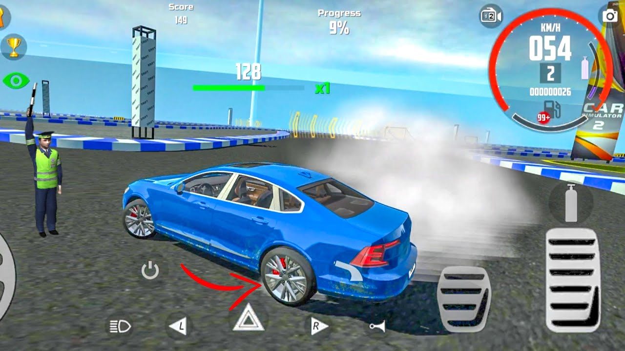 Car Simulator 2 | Drifting in Stadium | Volvo S90 | Car Games Android ...