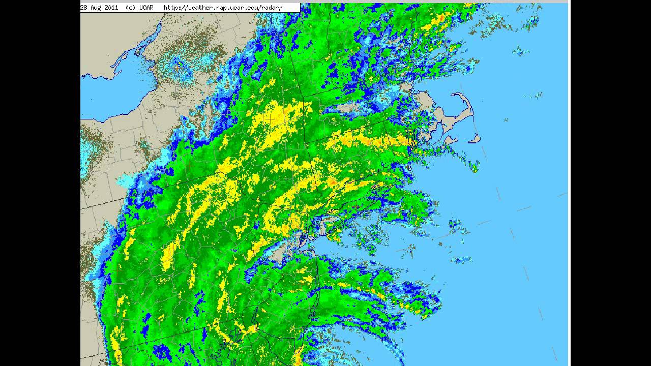Hurricane Irene Partial Radar Loop - YouTube