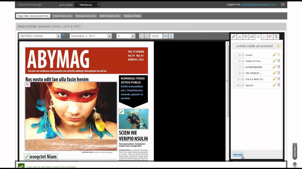Table Of Contents Button (articles List) - Youtube