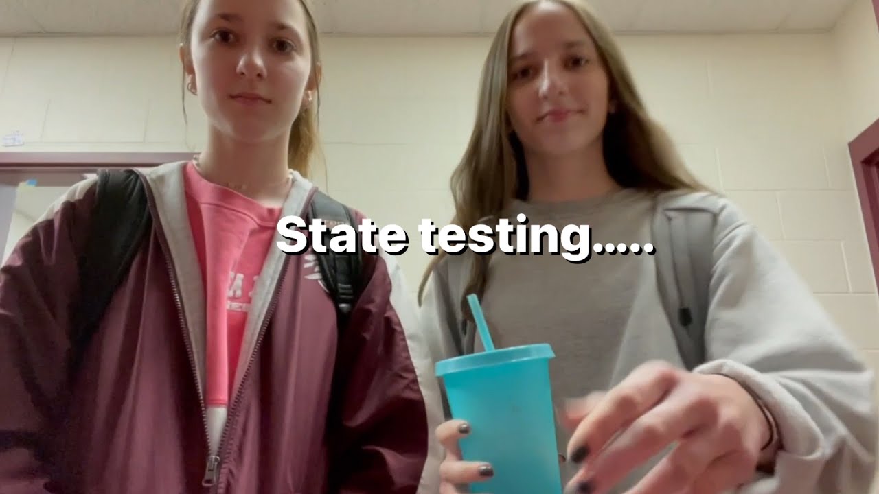 State Testing Vlog | *sophomore year* - YouTube